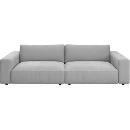Big-Sofa Musterring, B:292cm H:81cm T:124cm, grau, 94% Polyester, 6% Nylon, Sofas, "MR Lucia, puristischer Luxus von Musterring", Erstklassige