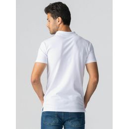 TEESHOPPEN Herren Kurzarmhemd "TEESHOPPEN Polo shirt Muscle Polo"wei&szlig;, Gr. XXXL, Obermaterial: 92% Baumwolle, 8% Elasthan, Hemden