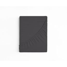 bellana Spannbettlaken &raquo;SleepStyle, aus 100% Baumwolle&laquo; formstabil und pflegeleicht, f&uuml;r Matratzen bis 20 cm H&ouml;he grau Jersey, Obermaterial: 100% 