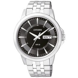 Citizen Herren Quarzuhr Armbanduhr, Herrenuhr, Damenuhr, Edelstahlarmband, Datum silber Einheitsgr&ouml;&szlig;e