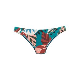 Buffalo Damen Bikini-Hose "Moana", bunt, Gr. 42, bedruckt, Recycling-Polyamid, Badehosen, mit modernem Allover-Print