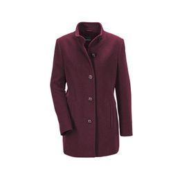 GOLDNER Damen Wolljacke "Eleganter Wintermantel mit Stehkragen", lila, Gr. 40, Obermaterial: 60% Wolle WO. 25% Polyester PES. 10% Polyamid PA. 5%