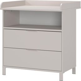 Germania Wickelkommode &raquo;GW-Alkmaar&laquo; bis 45 kg Wickelaufsatz wieder spurlos abnehmbar 89 cm braun Holzwerkstoff B/H/T: 89cm x 100cm x 77cm