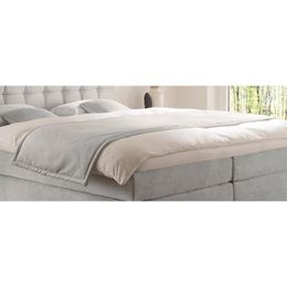 Hapo Tagesdecke &raquo;NEYLA, mit beidseitigem Stoff, in diversen Farben & Gr&ouml;&szlig;en erh&auml;ltlich&laquo; beidseitig Stoff mit Vlie&szlig;watte versteppt grau Polyester B/L: 