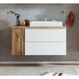 Welltime Waschtisch &raquo;S&ouml;lden&laquo; wei&szlig; B/H/T: 105cm x 65,5cm x 47cm