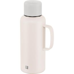 Zwilling Thermoflasche &raquo;Thermo Plus&laquo; Edelstahl, Doppelwandig, Auslaufsicher beige Edelstahl 1.200ml