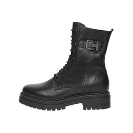 Nero Giardini Damen Schn&uuml;rstiefelette "Nero Giardini Stiefelette Leder", Gr. 37, schwarz, Leder, Schuhe
