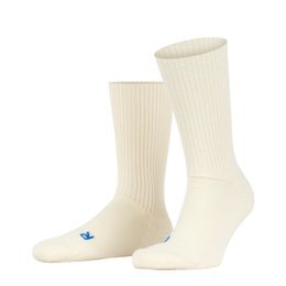 Falke Damen Socken "Walkie Ergo", wei&szlig;, Gr. 46, Obermaterial: 63% Schurwolle WV. 35% Polyamid PA. 2% Elasthan EL., Socken