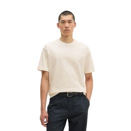 Marc O'Polo MARC O'POLO Herren T-Shirt "aus schwerem Bio-Baumwoll-Jersey", beige, Basic, Gr. S, unifarben, Obermaterial: 100% Baumwolle, Shirts