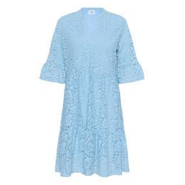 Saint Tropez Damen Midikleid "Kleid ZannaSZ", blau, Gr. M, Obermaterial: 40% Baumwolle CO. 30% Polyamid PA. 30% Viskose CV., Kleider