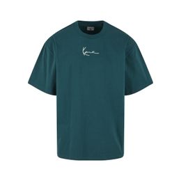 Karl Kani Herren T-Shirt "Karl Kani Small Signature Essential Tee", gr&uuml;n, Gr. S, unifarben, 100% Baumwolle, Shirts