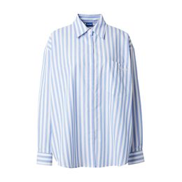 Hugo Bluse 'Elisana_B' Damen Gr&ouml;&szlig;e XXL hellblau / wei&szlig;