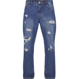 2Y Premium Herren Bequeme Jeans "2Y Premium Herren 2Y Straight Fit Jeans", blau, Gr. 30, unifarben, 97% Baumwolle, 3% Elasthan, Jeans