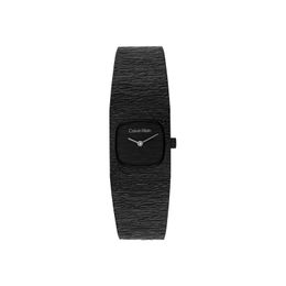 Calvin Klein Damen Quarzuhr &raquo;SOPHISTICATED SQUARE&laquo; Armbanduhr, Damenuhr, Edelstahlarmband, analog schwarz Einheitsgr&ouml;&szlig;e