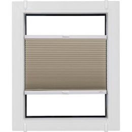 SUNLINES Wabenplissee &raquo;Budget Wabe Tageslicht&laquo; Lichtschutz ohne Bohren verspannt Klemmfix, glatt beige Obermaterial: 85% Polyester, 15% sonstige 