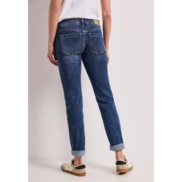 Street One Damen Comfort-fit-Jeans, blau, Gr. 33, unifarben, Jeans, 78% Baumwolle, 21% Polyester, 1% Elasthan, Jeans, 5-Pocket-Style