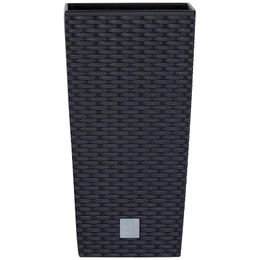 Prosperplast Pflanzk&uuml;bel &raquo;Rato square&laquo; BxTxH: 28,7x28,7x55 cm grau Kunststoff B/H/T: 55cm x 28,7cm