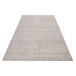 Esprit Teppich &raquo;Gil, ESP-39954, auch als L&auml;ufer erh&auml;ltlich&laquo; rechteckig 8 mm H&ouml;he handgewebt, seidig gl&auml;nzend, schimmernde Farbbrillianz, Melangeeffekt beige 