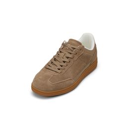 Marc O'Polo MARC O'POLO Herren Sneaker "aus weichem Veloursleder", Gr. 45, braun, Obermaterial: 100% Leder, unifarben, Schuhe