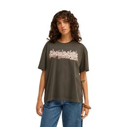 Billabong Damen T-Shirt "Hello Sundown", grau, Gr. L, Obermaterial: 70% Baumwolle, 30% Baumwolle., Shirts