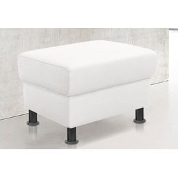 Hocker Trendmanufaktur, B:67cm H:46cm T:53cm, wei&szlig;, Kunstleder SOFTLUX;Microfaser PRIMABELLE (100% Polyester);NaturLEDER (echtes Rindsleder);Struktur