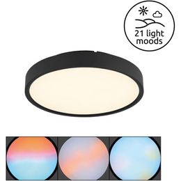 Globo LIGHTING Deckenleuchte &raquo;JESS&laquo; LED-Modul 1 Stk. Smarte Deckenleuchte, dimmbar, App-Steuerung, vielseitig 1, &Oslash; 30cm H: 7,7cm, 1 Stk.