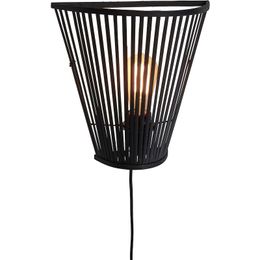 GOOD&MOJO Wandleuchte &raquo;MERAPI&laquo; E27 1 Stk. schwarz 1, H: 30cm, 1 Stk.