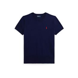 Polo Ralph Lauren Pullover Damen Gr&ouml;&szlig;e L navy / rot