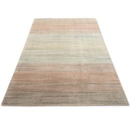 Teppich, B:90cm H:7mm L:160cm, grau, OCI DIE TEPPICHMARKE, Viskose, Wohnzimmer, Teppiche, "Ecoline", Kurzflor, dezenter Glanz, Viskose, Handweb,