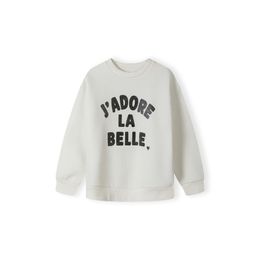 MINOTI Sweatshirt M&auml;dchen Gr&ouml;&szlig;e 140/146 schwarz / wei&szlig;