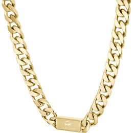 Lacoste Herren Panzerkette &raquo;BACKHAND&laquo; gold Edelstahl, L: 56 B: 1mm