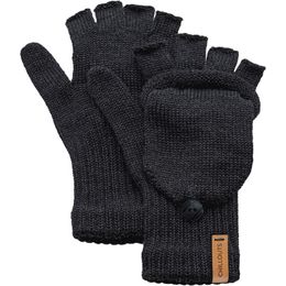 Chillouts Damen Chillouts Strickhandschuhe &raquo;Laney Glove&laquo; mit Merino-Wolle schwarz Einheitsgr&ouml;&szlig;e