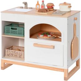 Musterkind Spielk&uuml;che &raquo;Taxus, wei&szlig;/natur&laquo; wei&szlig; Holz Einheitsgr&ouml;&szlig;e