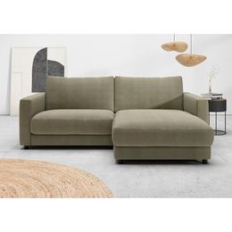 Home Affaire Ecksofa &raquo;Ecksofa Jiro, L-Form, gro&szlig;e Sitztiefe, Breite 226 cm&laquo; lose Sitz- & R&uuml;ckenkissen, weicher Polsteraufbau, komfortabel & modern 100