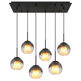 Globo LIGHTING H&auml;ngeleuchte &raquo;BARRY&laquo; E27 1 Stk. H&auml;ngelampe/Pendelleuchte/Esszimmer/Wohnzimmer/Esstisch 6, H: 120cm, 1 Stk.