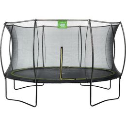 EXIT Gartentrampolin &raquo;Silhouette&laquo; &Oslash; 366 cm mit Sicherheitsnetz schwarz &Oslash; 366cm