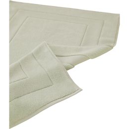 Egeria Badematte &raquo;Fresh&laquo; H&ouml;he 5 mm 50x80 cm gr&uuml;n Obermaterial: 100% Baumwolle rechteckig (50cm x 80cm ), 1 Stk.