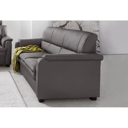 Sit & More sit&more 3-Sitzer &raquo;Pisa&laquo; mit Federkern braun Flachgewebe (100% Polyester) / Struktur (100% Polyester);Luxus-Microfaser ALTARA NUBUCK (100% Polyester) 