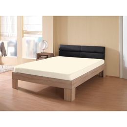 Kum Spannbettlaken &raquo;Interlock-Jersey Spannbetttuch&laquo; bis ca. 30 cm Matratzenh&ouml;he beige Interlock-Jersey, Obermaterial: 100% Polyester B/L: 200cm, 1 Stk