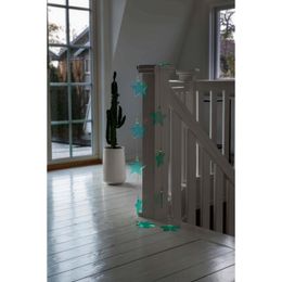 Konstsmide LED-Lichterkette &raquo;Weihnachtsdeko&laquo; 10 Stk.-flammig LED Dekolichterkette, 10 gr&uuml;ne Plexiglassterne, 10 warm wei&szlig;e Dioden gr&uuml;n Dioden 10 Stk. 