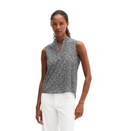 Marc O'Polo MARC O'POLO Damen Blusentop "aus bedrucktem Baumwoll-Voile", schwarz-wei&szlig;, Gr. 32, bedruckt, Obermaterial: 100% Baumwolle, Blusen