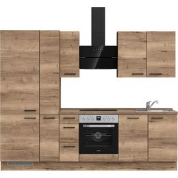 Nobilia K&uuml;chenzeile &raquo;"Structura II", NEU: individuell anpassbar mit gratis Profi-Beratung&laquo; vormontiert, Breite 270 cm, Ausrichtung w&auml;hlbar, wahlw. mit