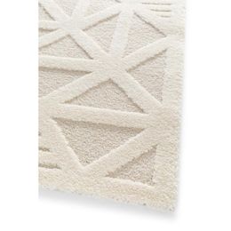 PRIMAflor-Ideen in Textil Teppich &raquo;COSMO Geo, Made in Belgium&laquo; rechteckig 14 mm H&ouml;he modernes Design, Hoch-Tief Effekt, weicher Flor beige Polyester, 