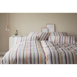 Elegante Bettw&auml;sche &raquo;Julia&laquo; 2 angenehmes Hautgef&uuml;hl Seersucker, Obermaterial: 100% Baumwolle B/L: 155cm x 220cm, 1 Stk., 1 Stk., Seersucker, B/L: 80cm x 80cm, 