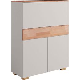 Sekret&auml;r OTTO HOME, B:90cm H:115cm T:35cm, wei&szlig;, Wohnzimmer, Sekret&auml;re, "Citra", mit klappbarer Funktion, viel Stauraum