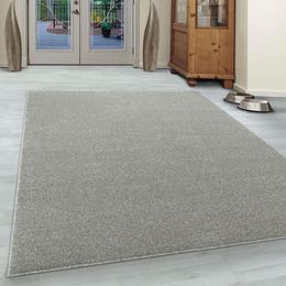 Teppich, B:160cm H:10mm L:230cm, beige, Ayyildiz Teppiche, Kunstfaser, Wohnzimmer, Teppiche, "ATA, auch als L&auml;ufer und in rund", Kurzflor, uni, gro&szlig;e