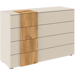 Rauch Schubkastenkommode &raquo;Sideboard Kommode Schubladenkommode KONA&laquo; Breite 120 cm, H&ouml;he 81 cm, Absetzung Asteiche massiv, inkl. SOFT-CLOSE-FUNKTION 