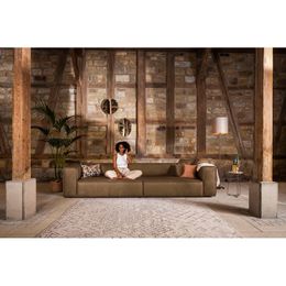 W.Schillig 4-Sitzer &raquo;around-the-block Mega Sofa, viel Platz, Breite 300cm, bequem&laquo; mit eleganter Biese, mit Federkern braun Longlife Xtra-Leder Z69: 