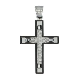 Adelia&acute;s ADELIA ́S Damen Kettenanh&auml;nger "Anh&auml;nger &ndash; Kreuz Kreuzanh&auml;nger aus Edelstahl", Edelstahl, silber, Edelstahl, Schmuckanh&auml;nger, Ein kleines Geschenk mit