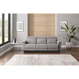 OTTO home 3-Sitzer &raquo;LUND,Struktur-Bezug, 222 cm, man. o. elektr. Relaxfunktion in 2 Sitzen&laquo; (links/rechts), USB-A bei elektrischer Ausf&uuml;hrung, 